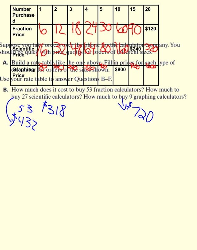 Comparing & Scaling Problem 3 1 Hex | PDF
