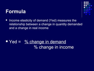 3.1 income elasticity_of_demand | PPT | Government Support and Welfare ...
