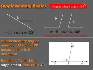 3-1 Labeling Angles | PPT