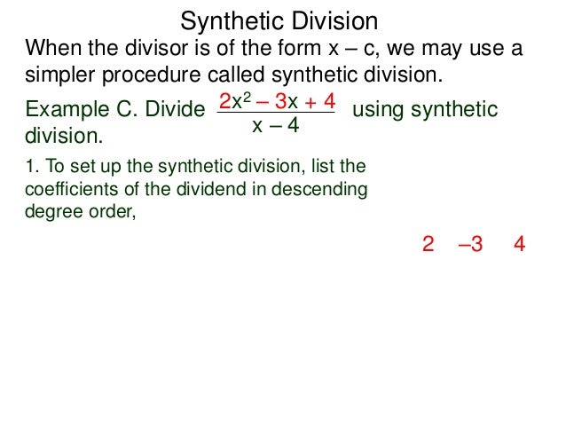 3.1 methods of division