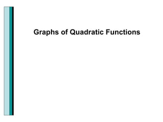 3 1 Quadratic Functions | PPT