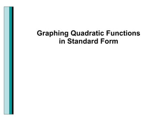 3 1 Quadratic Functions | PPT