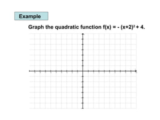 3 1 Quadratic Functions | PPT