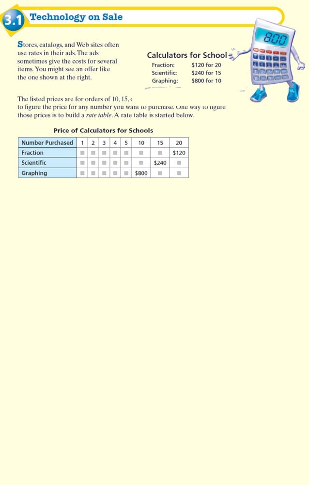 Comparing & Scaling Problem 3 1 Rr | PPT