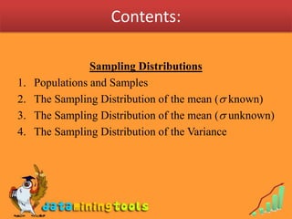 Sampling Distributions | PPTX