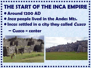 3 1 south america and the incas | PPT