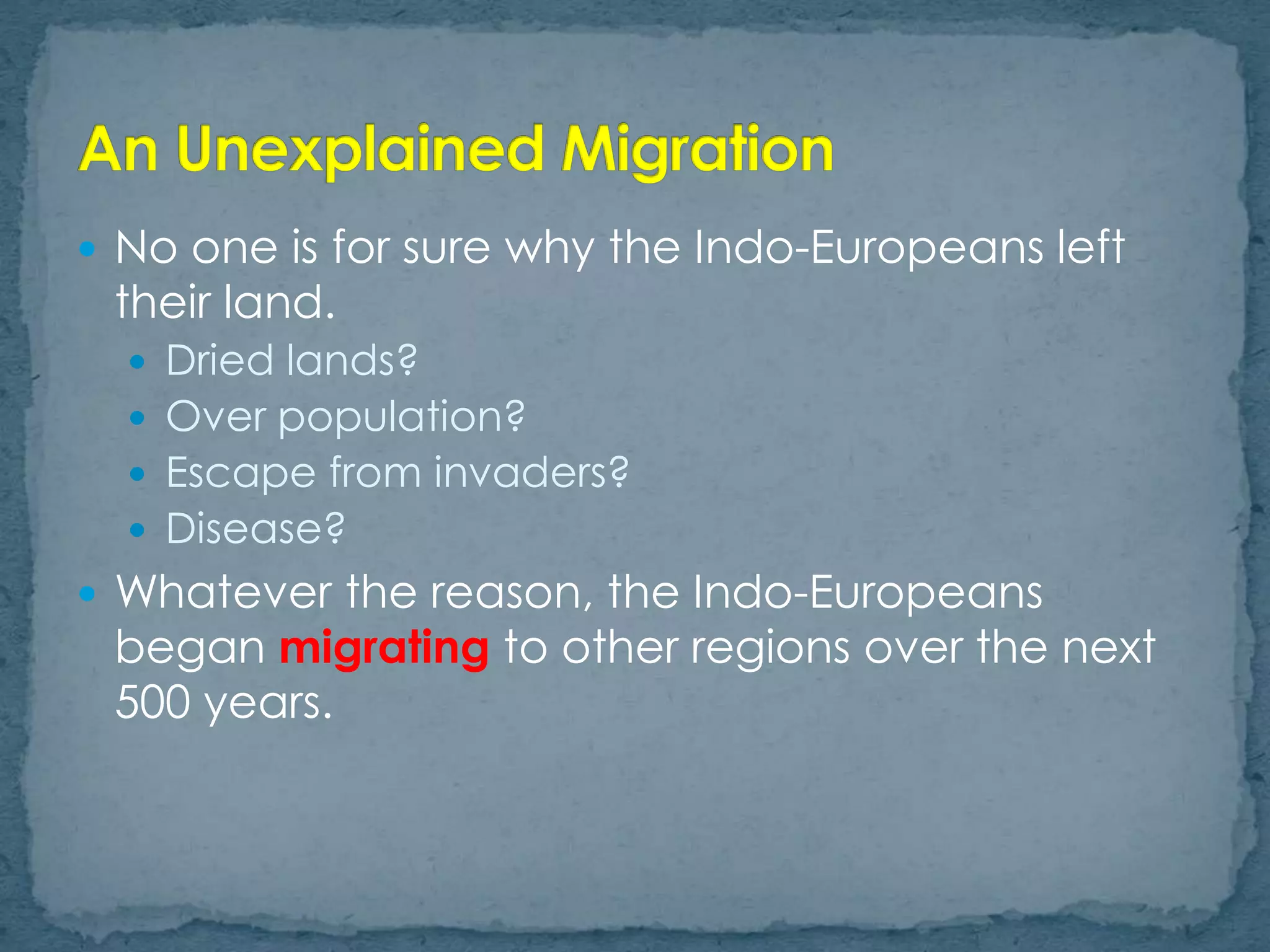 3.1 the indo europeans | PPTX