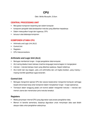 CPU | PDF
