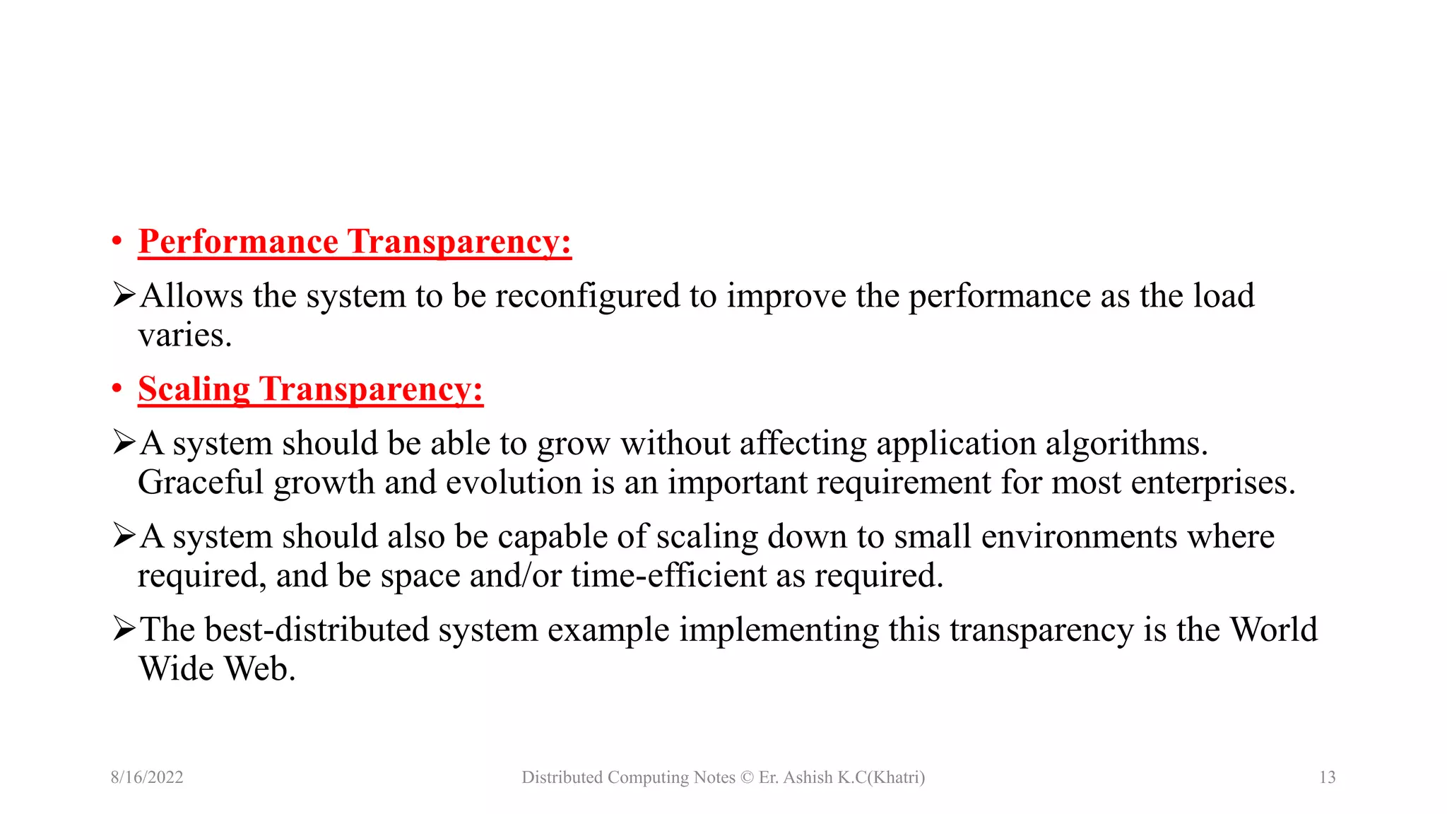 Design Goals of Distributed System | PPTX