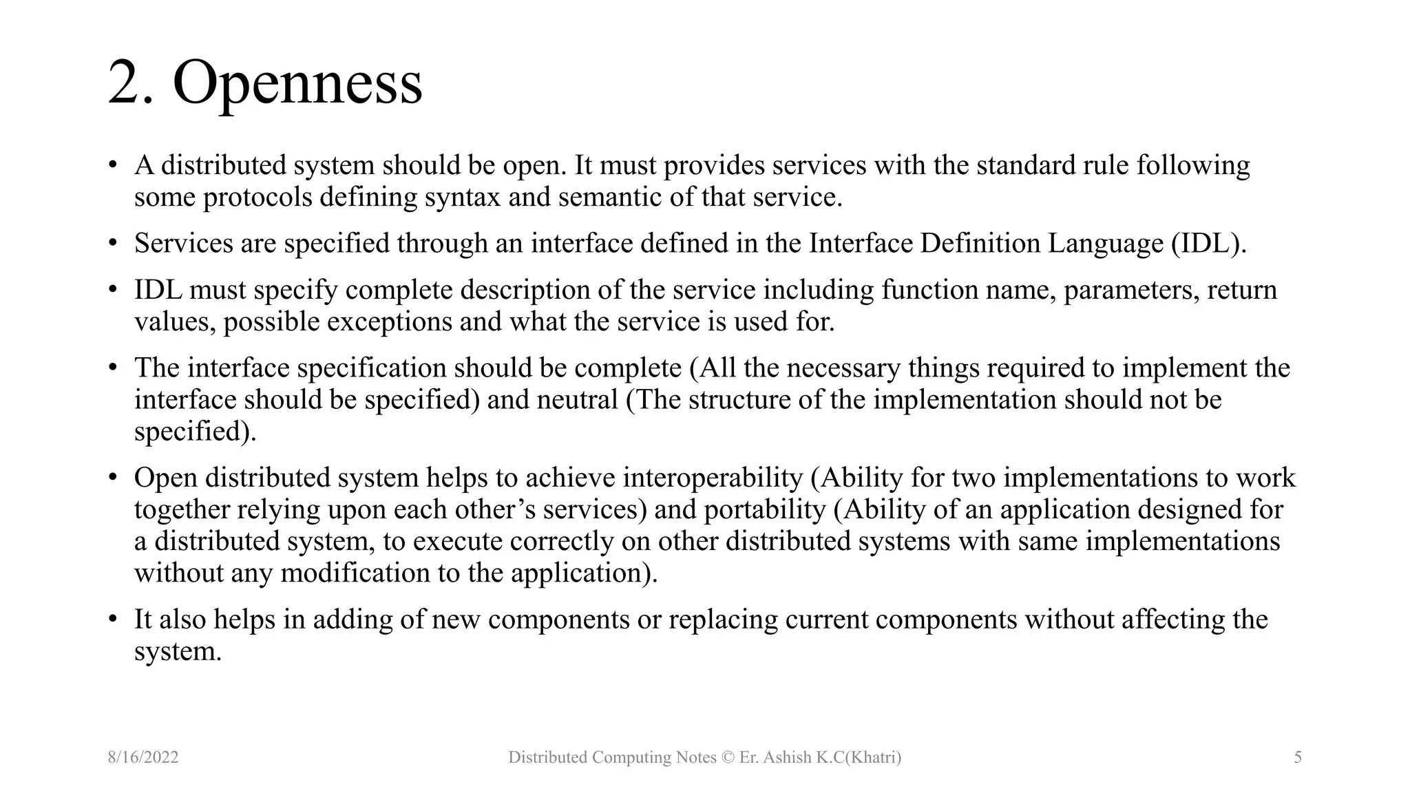 Design Goals of Distributed System | PPTX