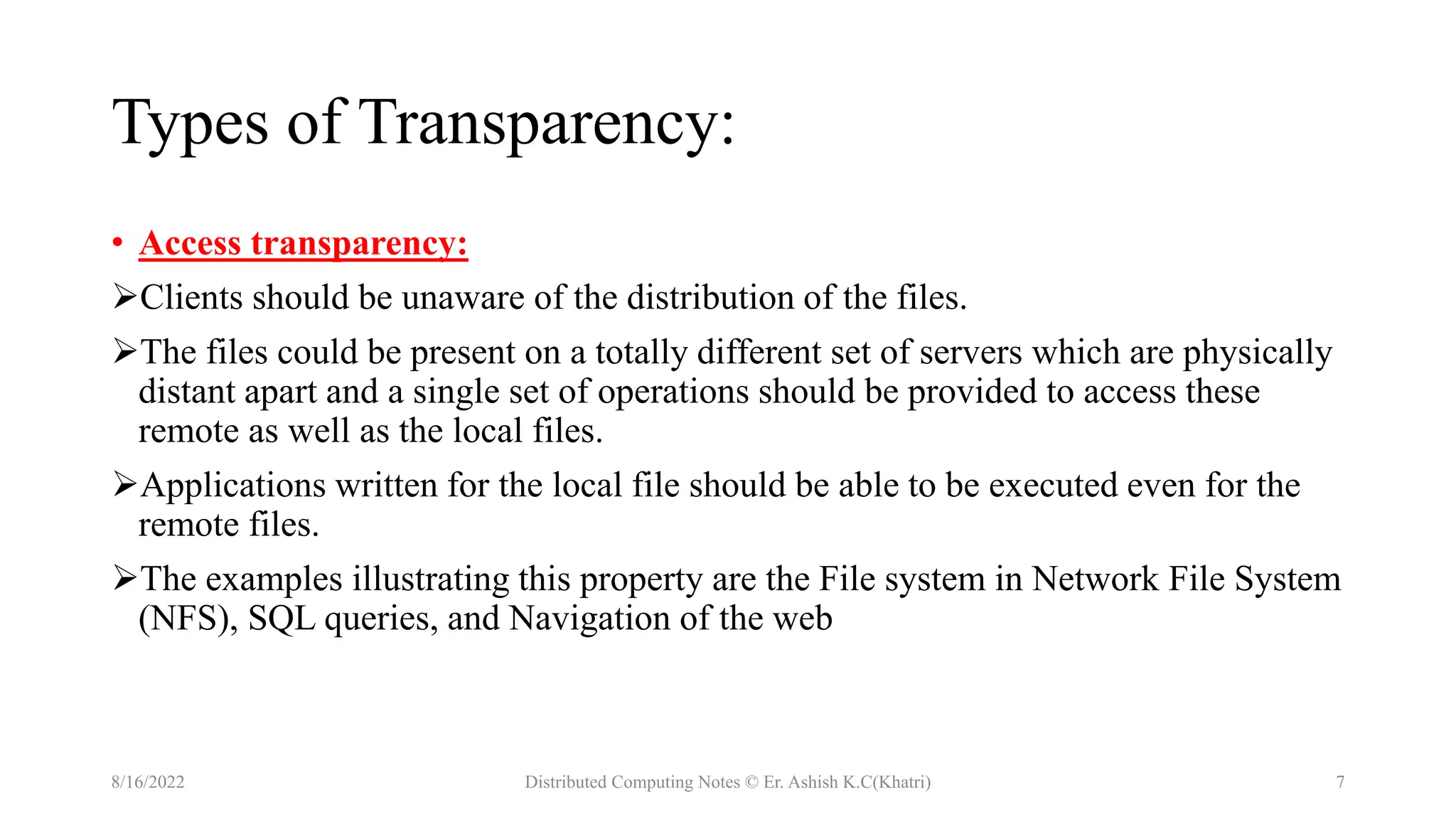 Design Goals of Distributed System | PPTX
