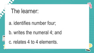 Number 4 - Preschool | PPTX