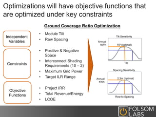 2014 PV Performance Modeling Workshop: Optimizing PV Designs with HelioScope: Paul Gibbs, Folsom ...