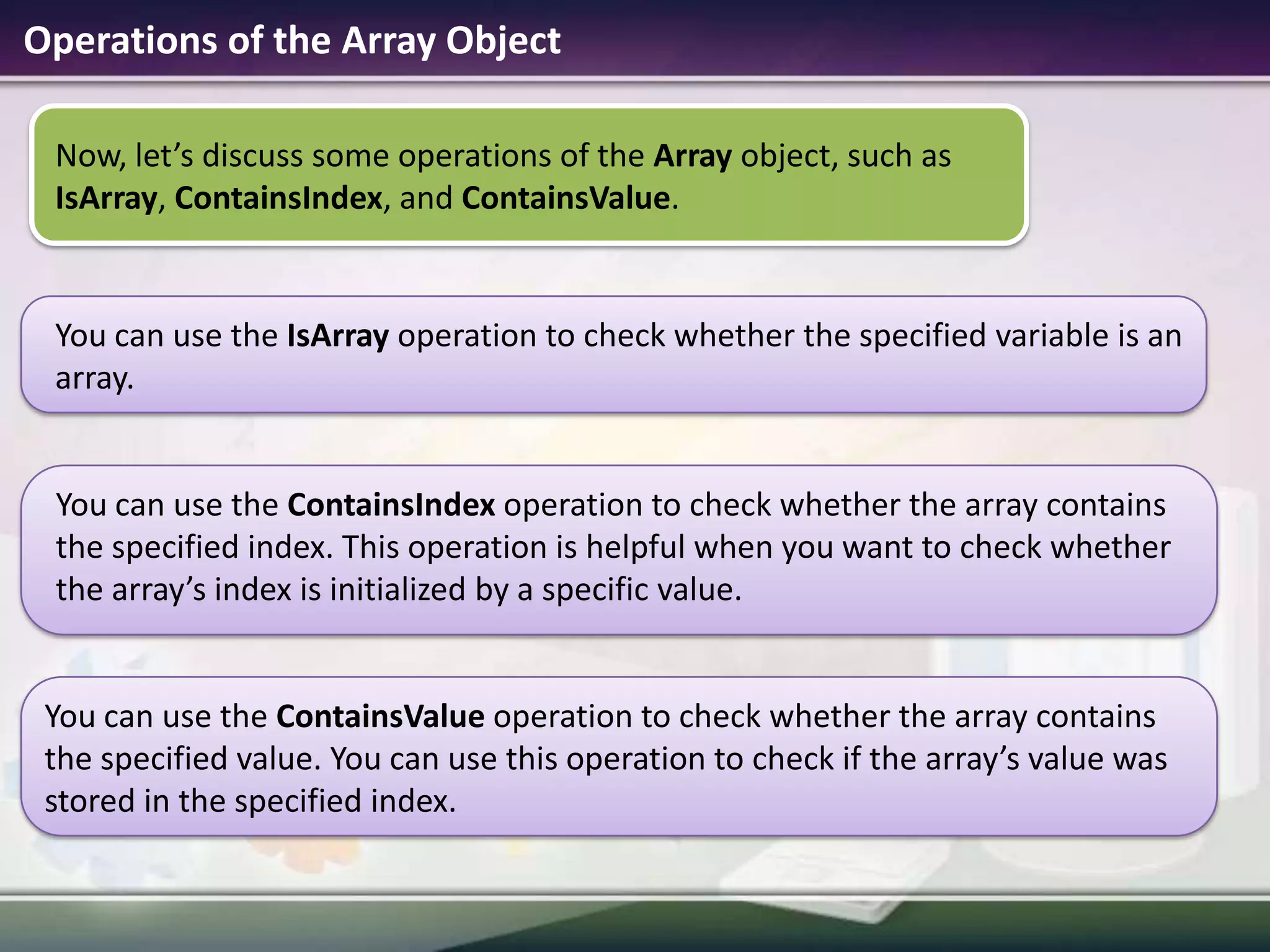 3.2 stacks and arrays | PPTX | Programming Languages | Computing