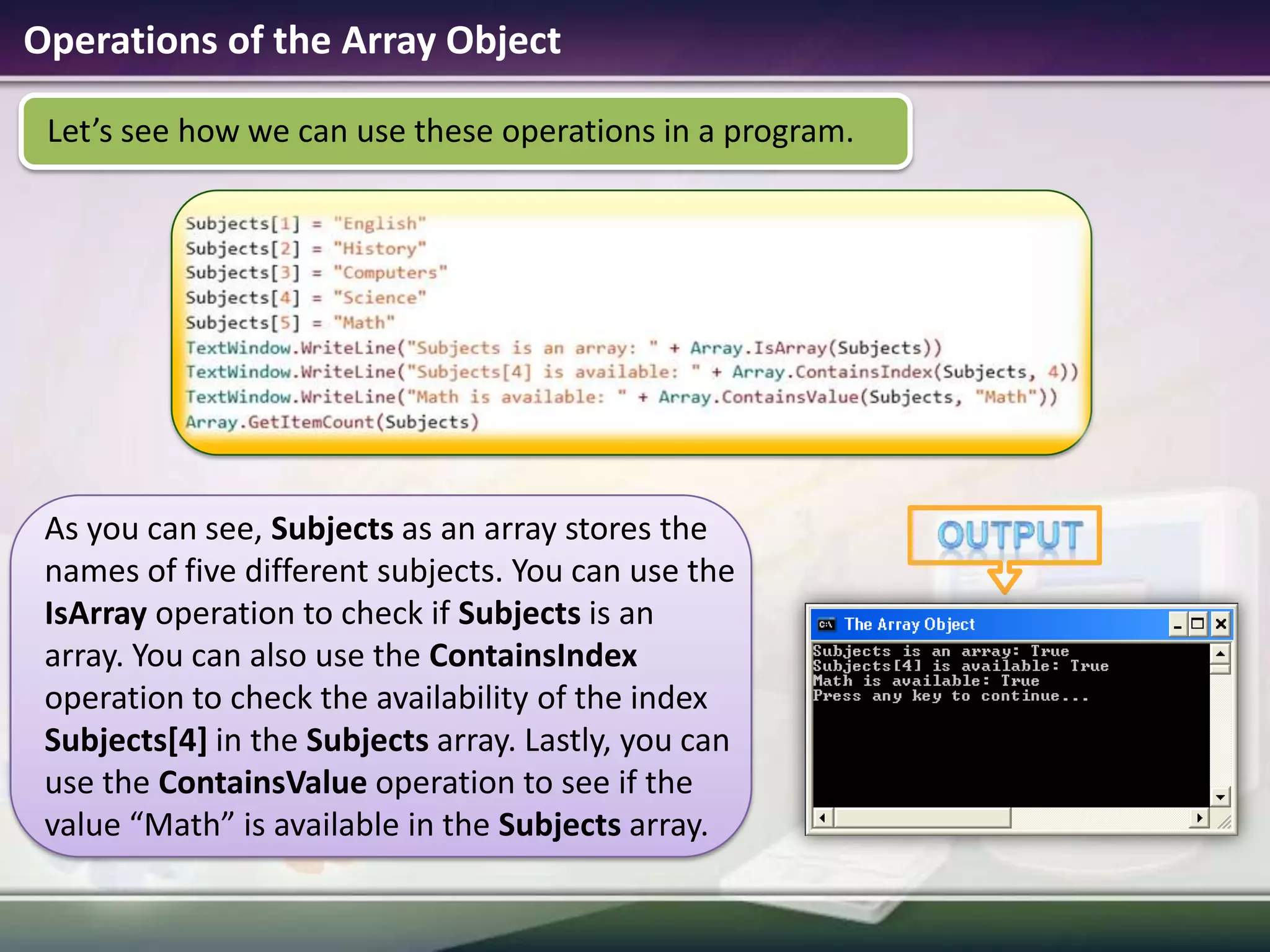 3.2 stacks and arrays | PPTX | Programming Languages | Computing