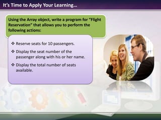 3.2 stacks and arrays | PPTX | Programming Languages | Computing