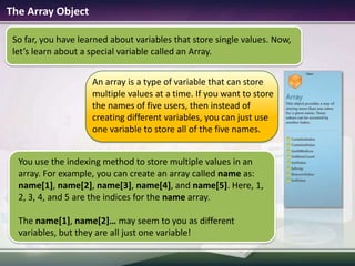 3.2 stacks and arrays | PPTX | Programming Languages | Computing