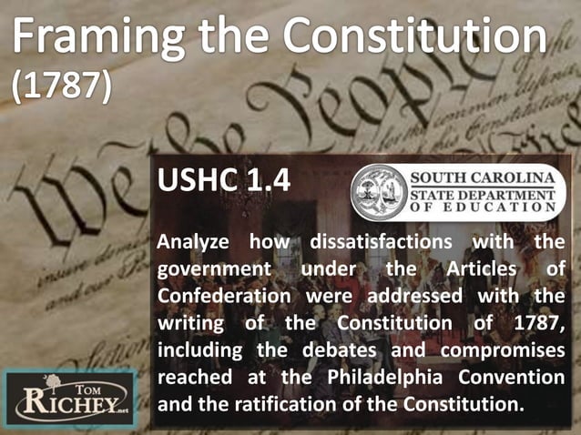 The U.S. Constitution: Framing, Principles, & Ratification | PPT