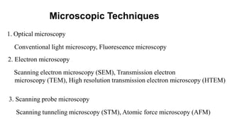 Scanning electron microscope (SEM), TEM | PPT