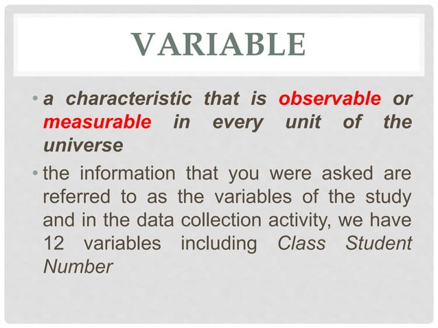 Basic Terms in Statistics | PPTX