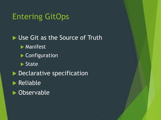 Meetup 23 - 03 - Application Delivery on K8S with GitOps | PPT