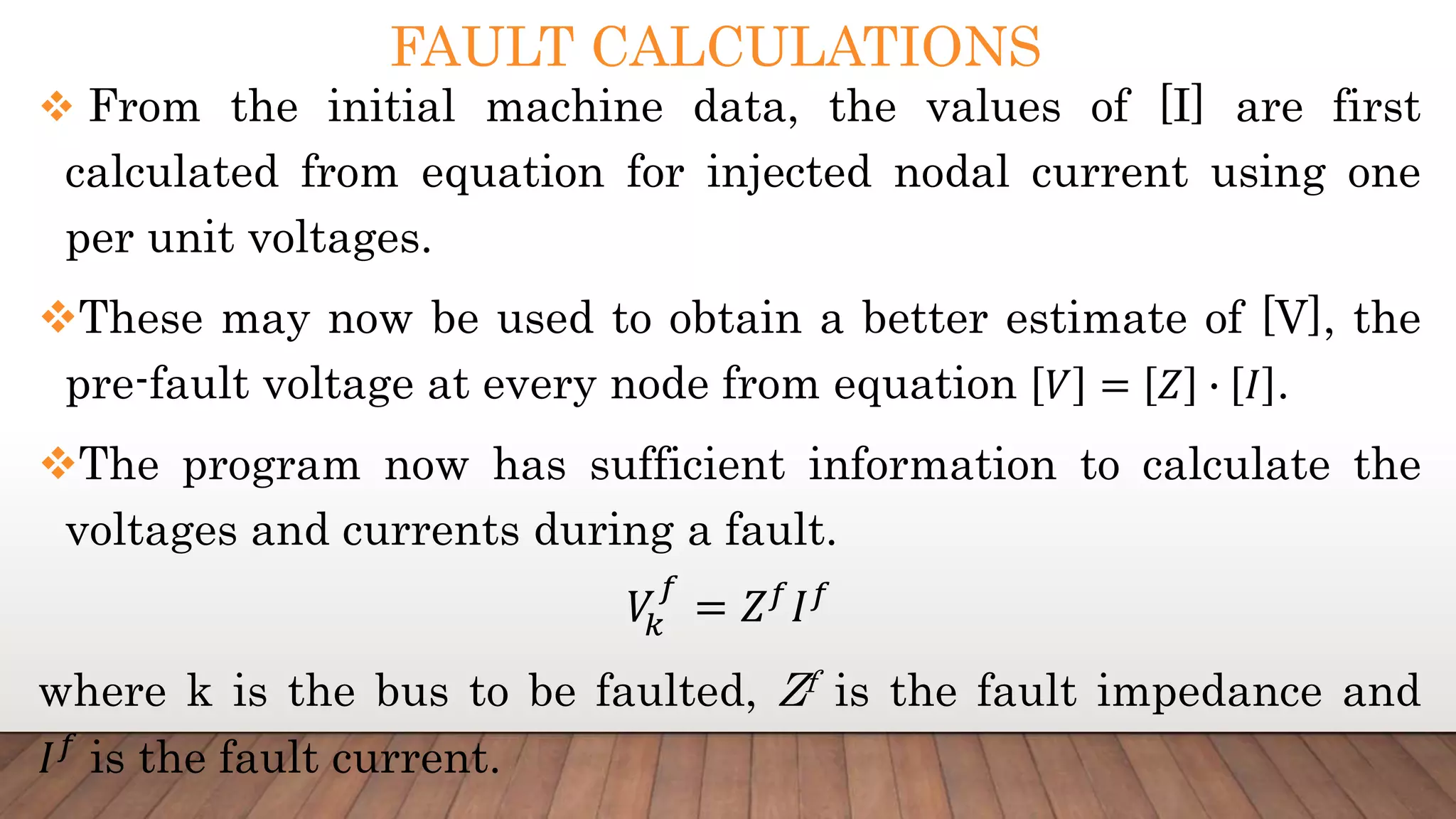 Computer Application in Power system: Chapter three - fault studies | PPTX