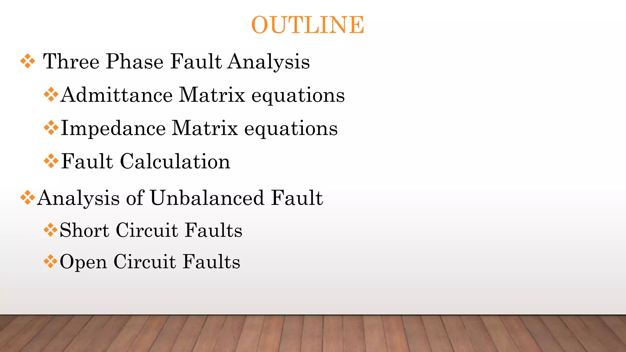 Computer Application in Power system: Chapter three - fault studies | PPTX