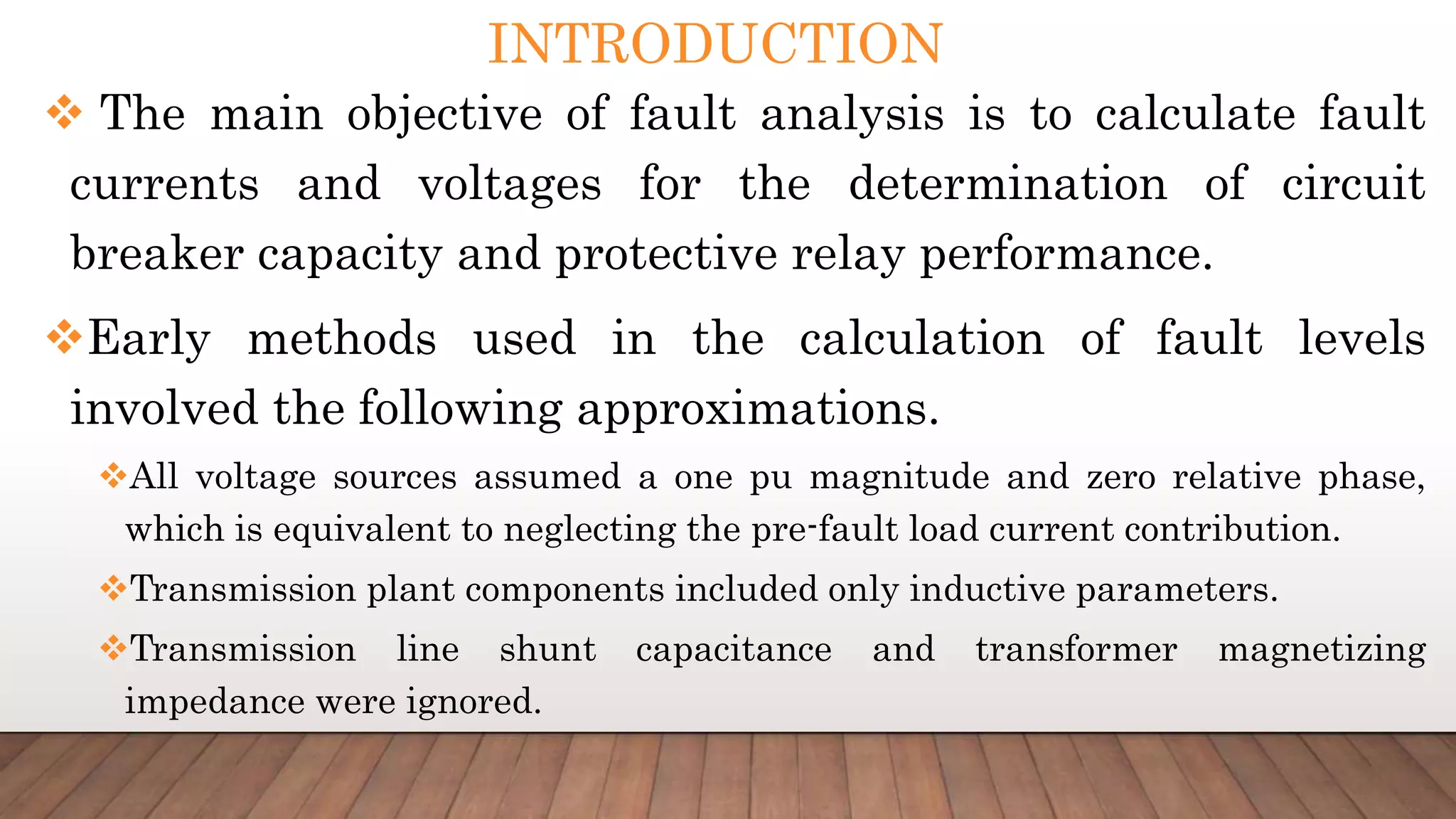 Computer Application in Power system: Chapter three - fault studies | PPTX