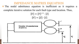 Computer Application in Power system: Chapter three - fault studies | PPTX