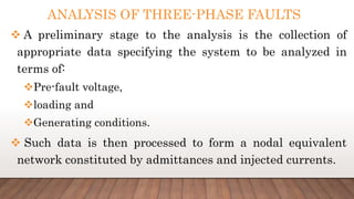 Computer Application in Power system: Chapter three - fault studies | PPTX
