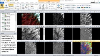 Remote Sensing: Principal Component Analysis | PPTX