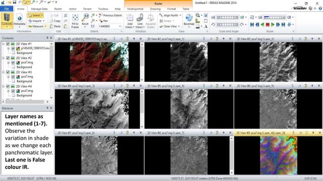 Remote Sensing: Principal Component Analysis | PPTX | Technology & Computing