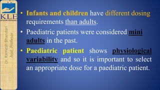 Dosing in childrens | PPTX