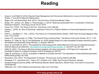 Future Design of Electricity Markets | PPTX