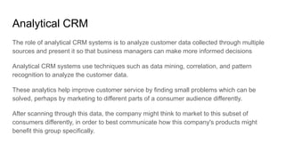 3. Analytical, operational, collaborative crm | PPT