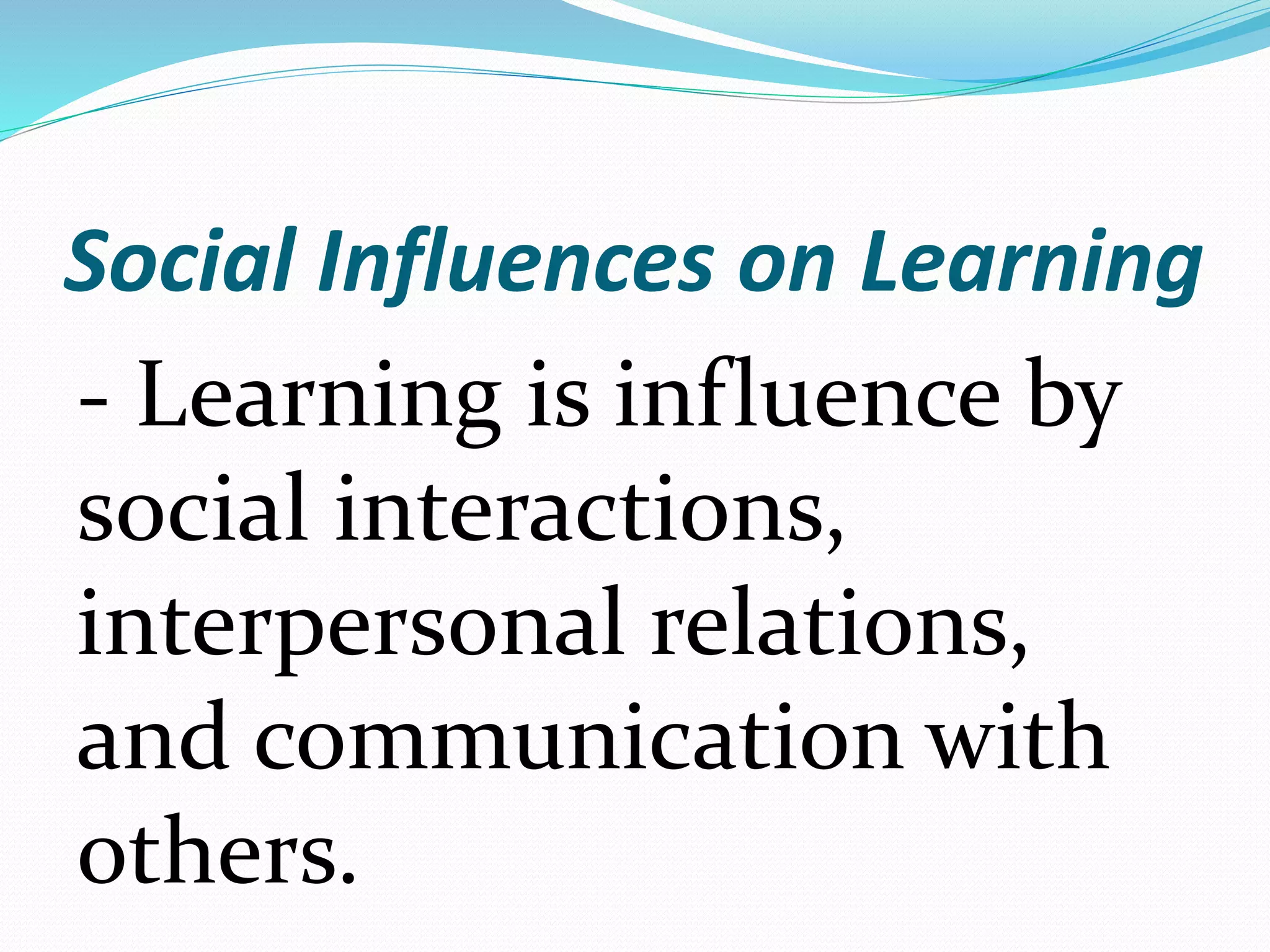 Developmental and social factors | PPTX