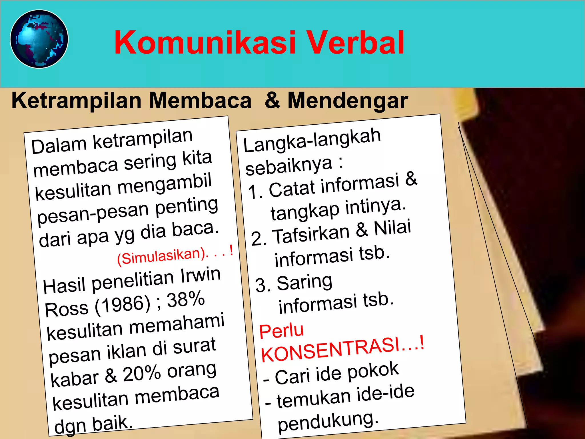 Komunikasi Verbal dan Written Communication _ Materi "Correspondence ...
