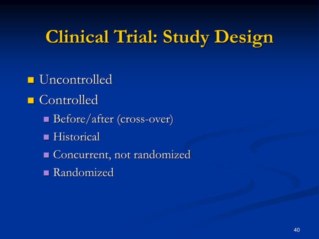 clinical trial designs | PPT