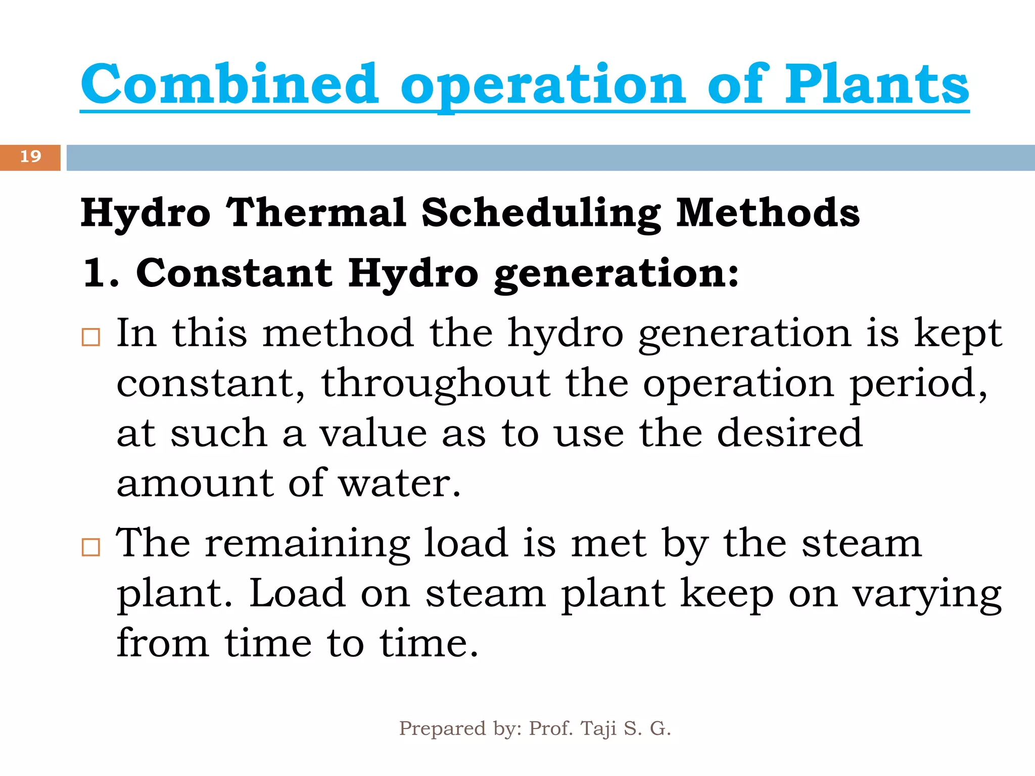 Base Load Plants and Peak Load Plant | PDF