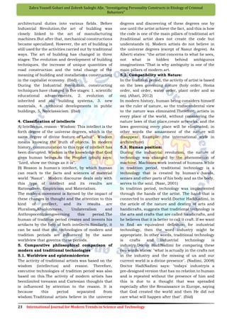 A Comparative Philosophical Study on Modern and Traditional Technologies | PDF