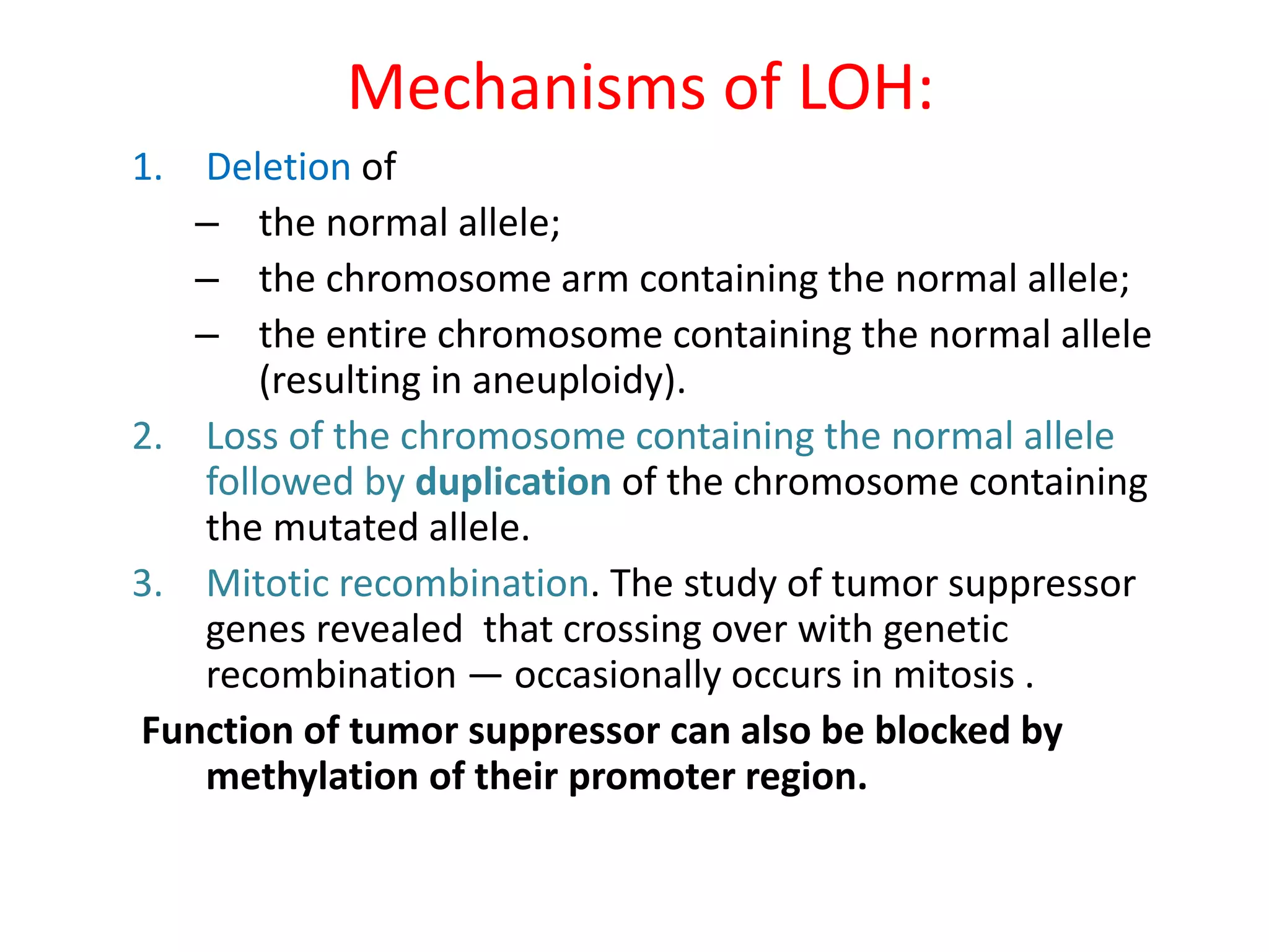 molecular pathogenesis of carcinogenesis | PPT
