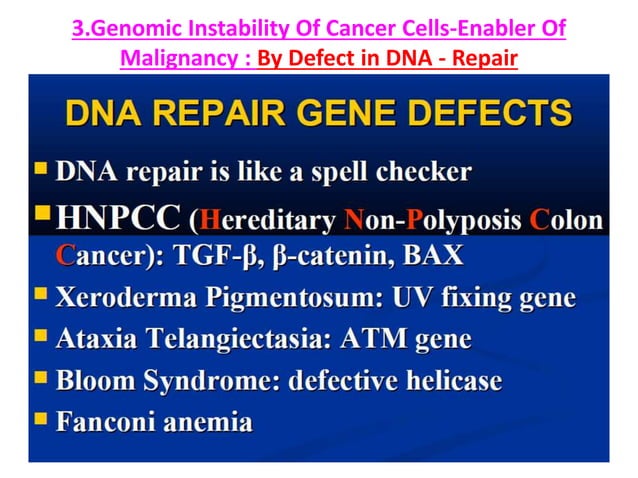 molecular pathogenesis of carcinogenesis | PPT