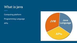 3. introduction to java | PPT