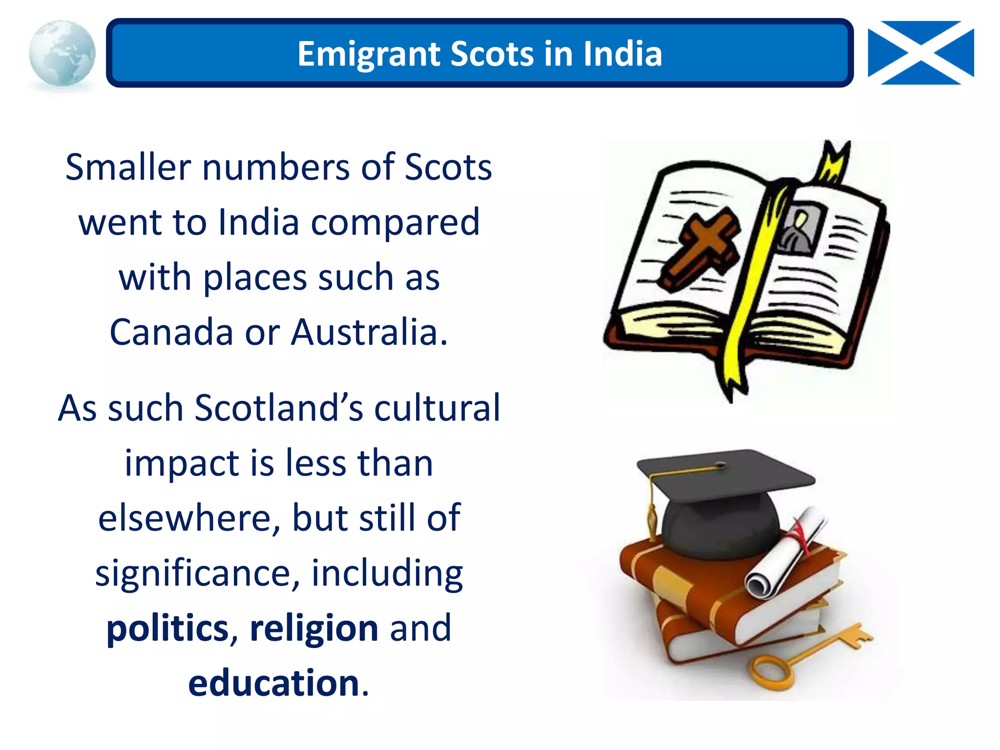higher migration and empire - scots in india | PPTX