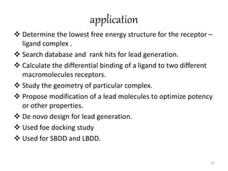 COMPUTER AIDED DRUG DESIGN | PPTX