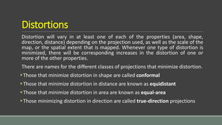 Coordinate systems, datum & map projections | PPTX