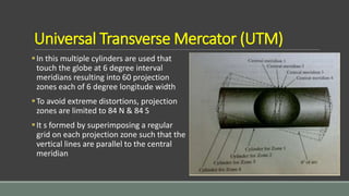 Coordinate systems, datum & map projections | PPTX