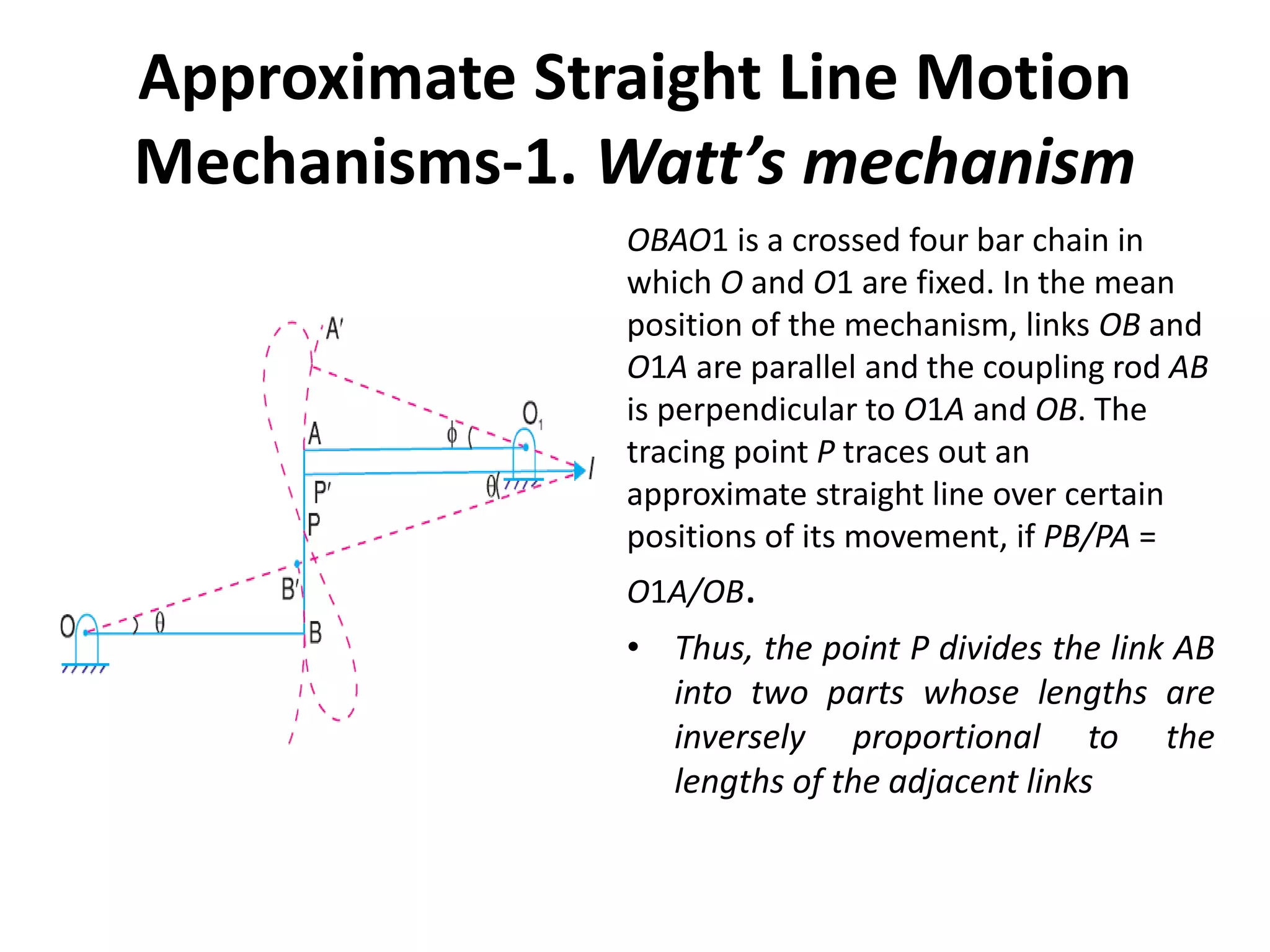 3. mechanisms with lower pairs | PPTX