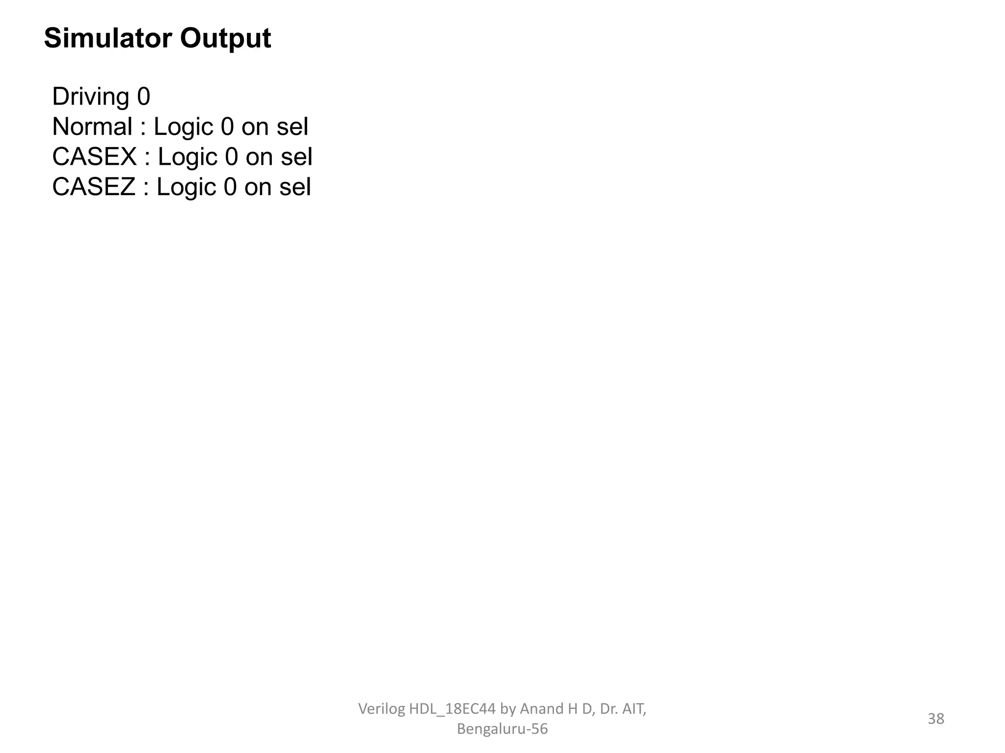 Concepts of Behavioral modelling in Verilog HDL | PDF