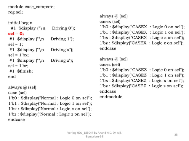 Concepts Of Behavioral Modelling In Verilog Hdl Ppt 6120